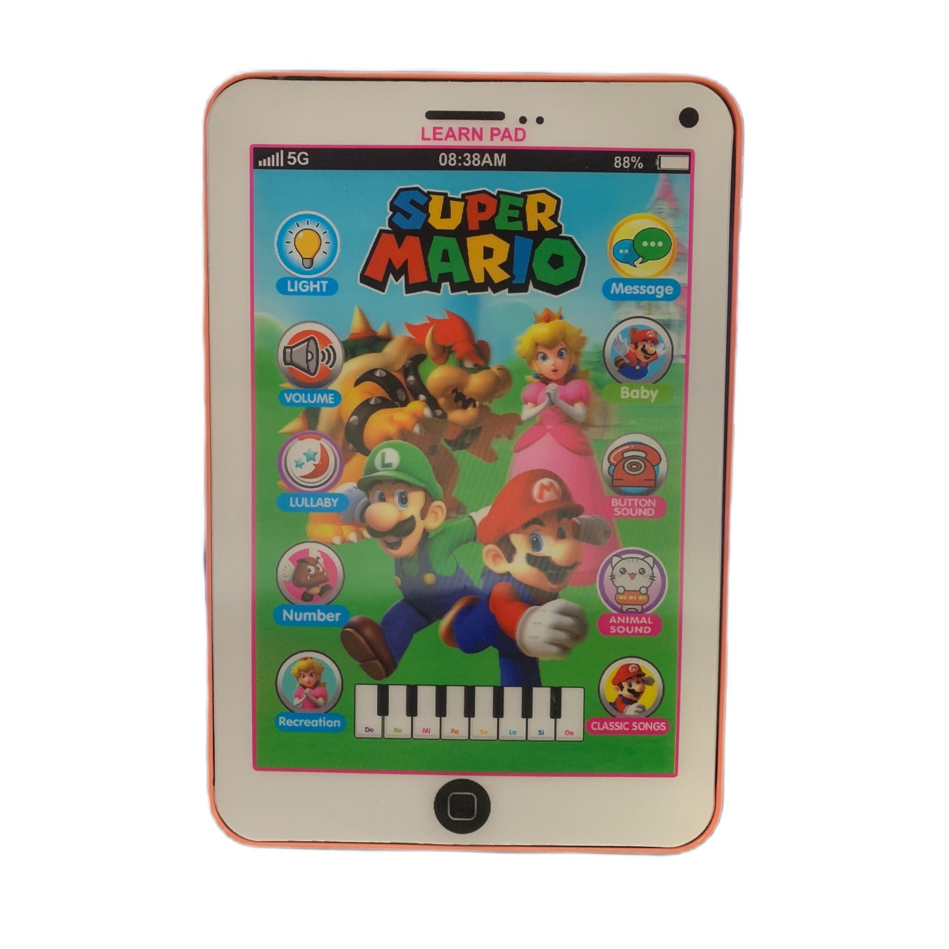 Tableta interactiva Super Mario cu 10 functii, 3+, 7D - eMAG.ro
