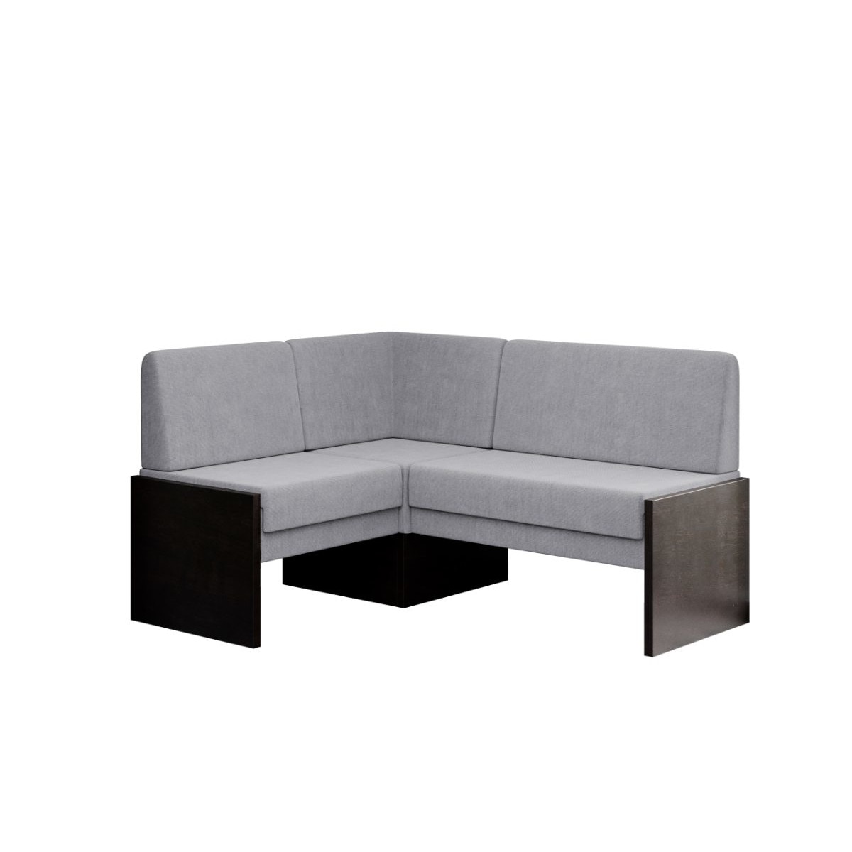 Coltar de Bucatarie Smart, Stofa Blur 18, Gri, Pal Wenge, 160 x 130 x ...