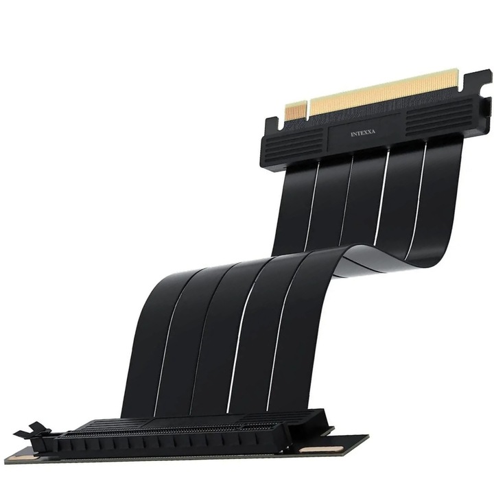 Cablu de montaj vertical pentru placa video INTEXXA® GPU Extender Riser ...