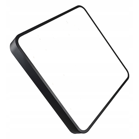 Lampa LED, tavan, tavan, patrat, negru, 40 cm, 30 W, senzor de miscare ...