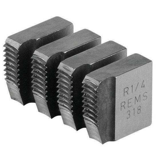 Set 4 cutite de filetat tevi REMS 521012, R1/4 inch, pentru seria REMS ...