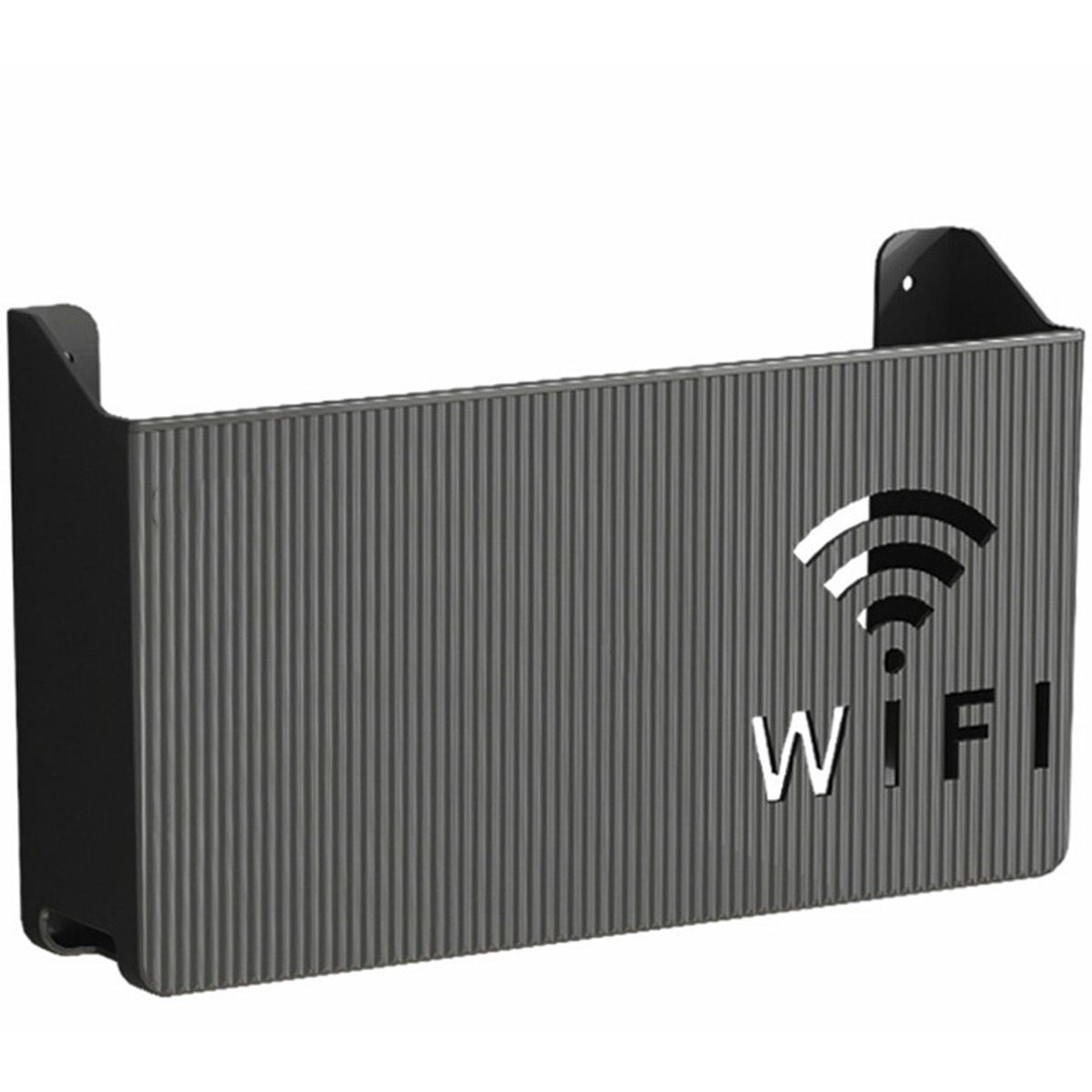 Raft de perete de tip masca pentru router wi-fi, Cracos, montare cu ...