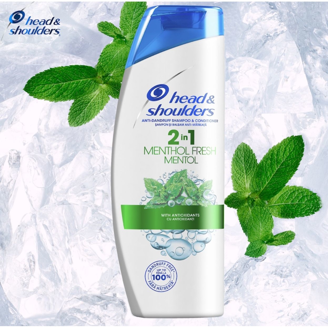 Sampon Anti-Matreata Head & Shoulders Menthol Fresh 2-in-1, 400 ml ...