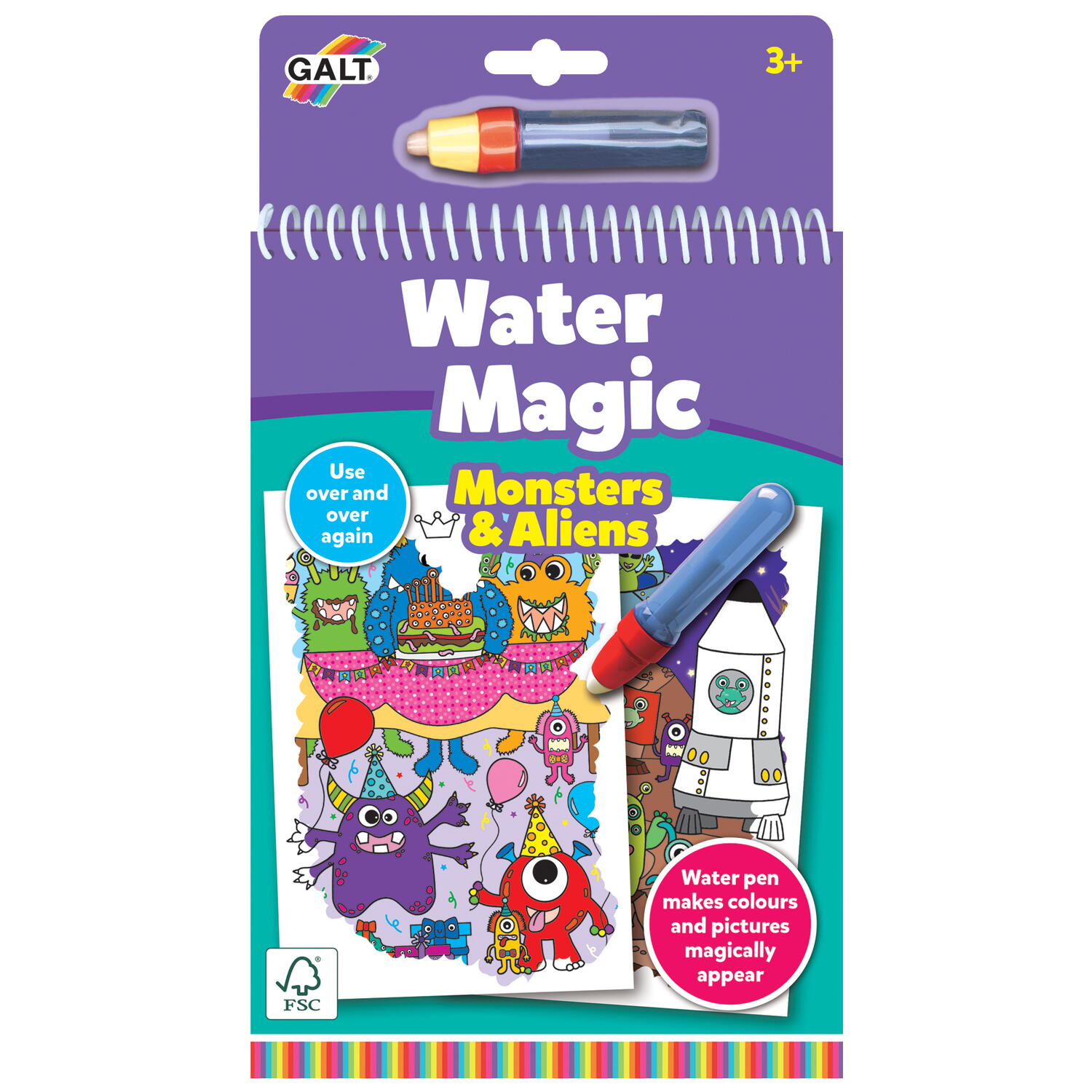 Water Magic: Carte de colorat Monstruleti si extraterestrii - eMAG.ro