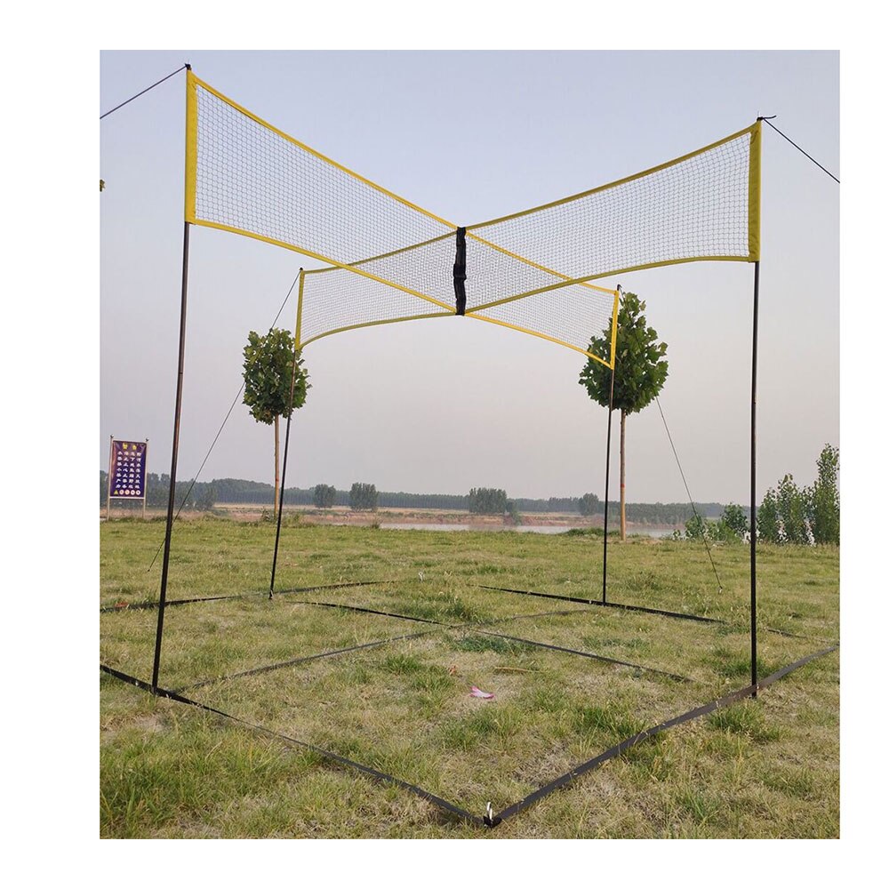 Set fileu volei Merco VolleyCross, 1 set, include husa de transport ...