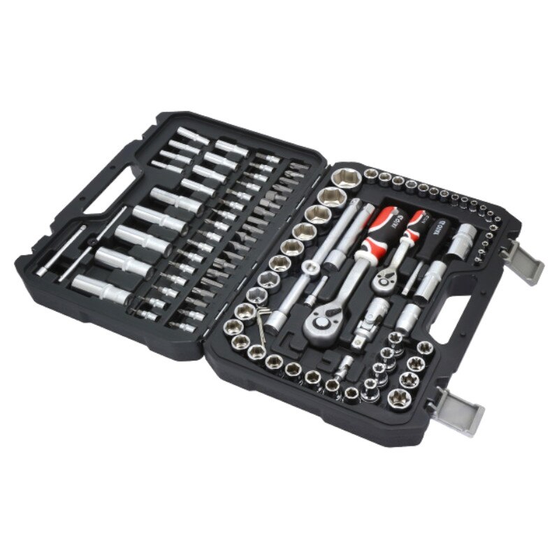 Trusa chei tubulare si antrenor 1/4 si 1/2 inch, Yato YT-38791, 108 ...