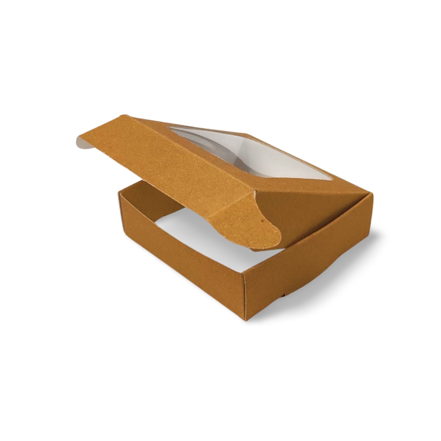 Set 100 bucati cutii cu display ambalare praline 10x10x3 cm, carton tip ...