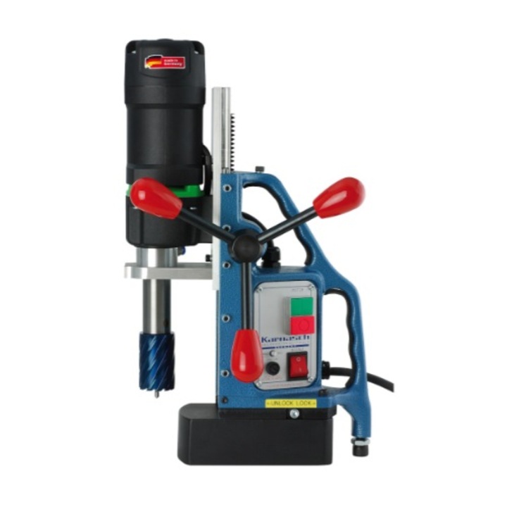 Masina de gaurit cu talpa magnetica KAS 40 BLUE-MAG, sistem de glisare ...
