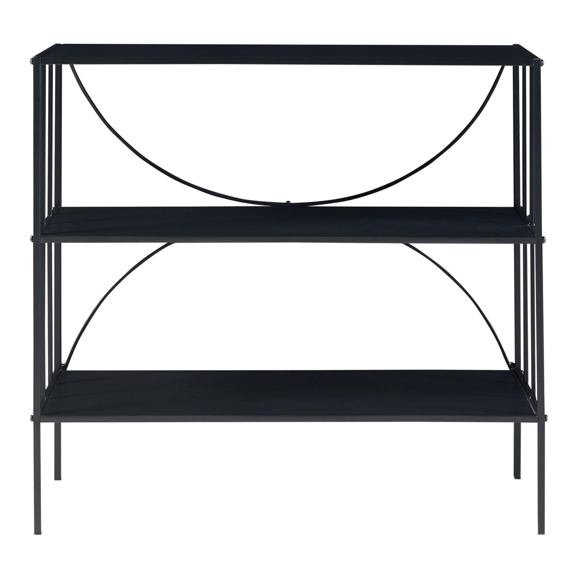 Masa consola, en.casa, PXFF-0206 Baarn, 65, 5 x 70 x 32 cm, otel, negru ...