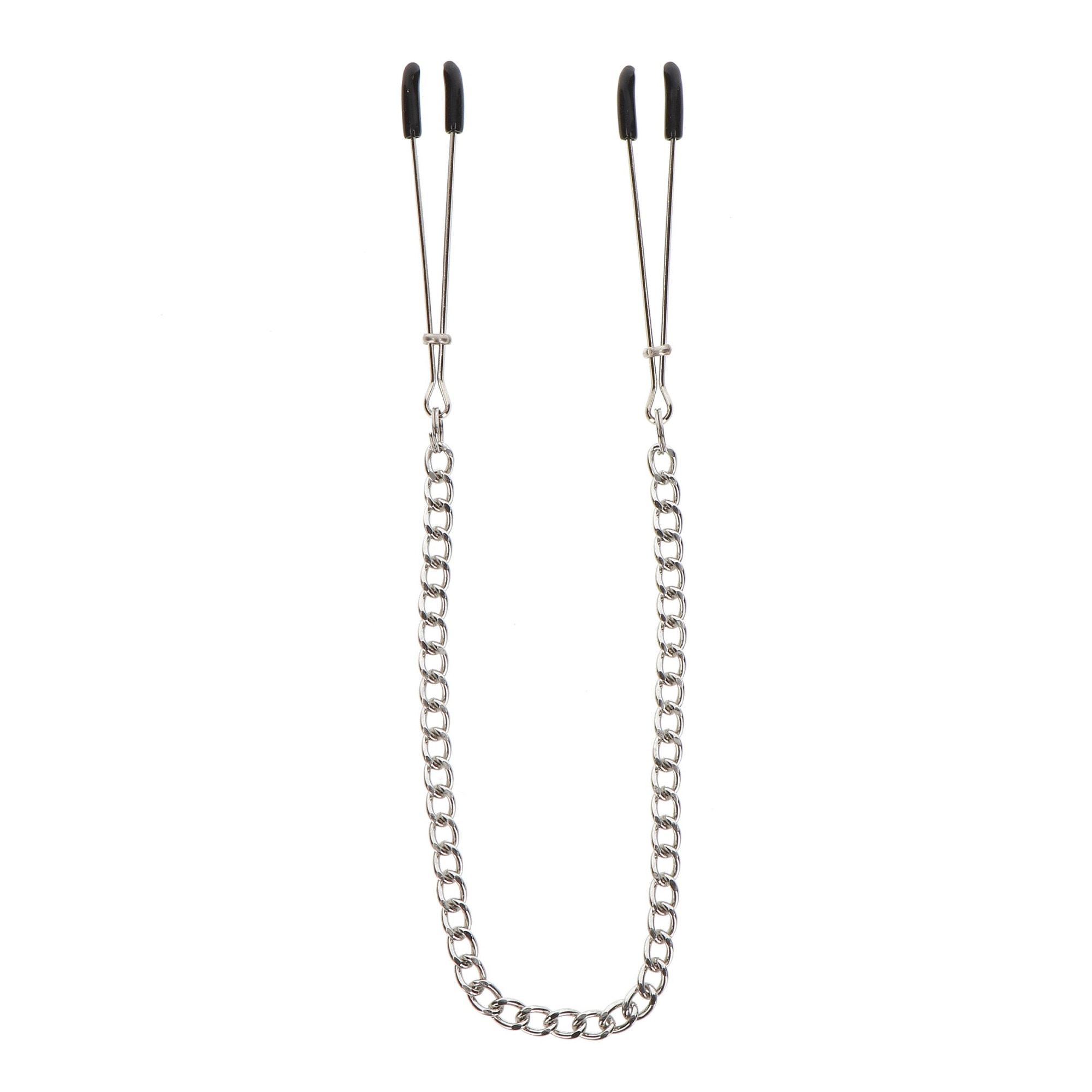Set 2 cleme sfarcuri BDSM Taboom, Clesti cu Lant, Argintiu - eMAG.ro