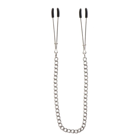 Set 2 cleme sfarcuri BDSM Taboom, Clesti cu Lant, Argintiu - eMAG.ro