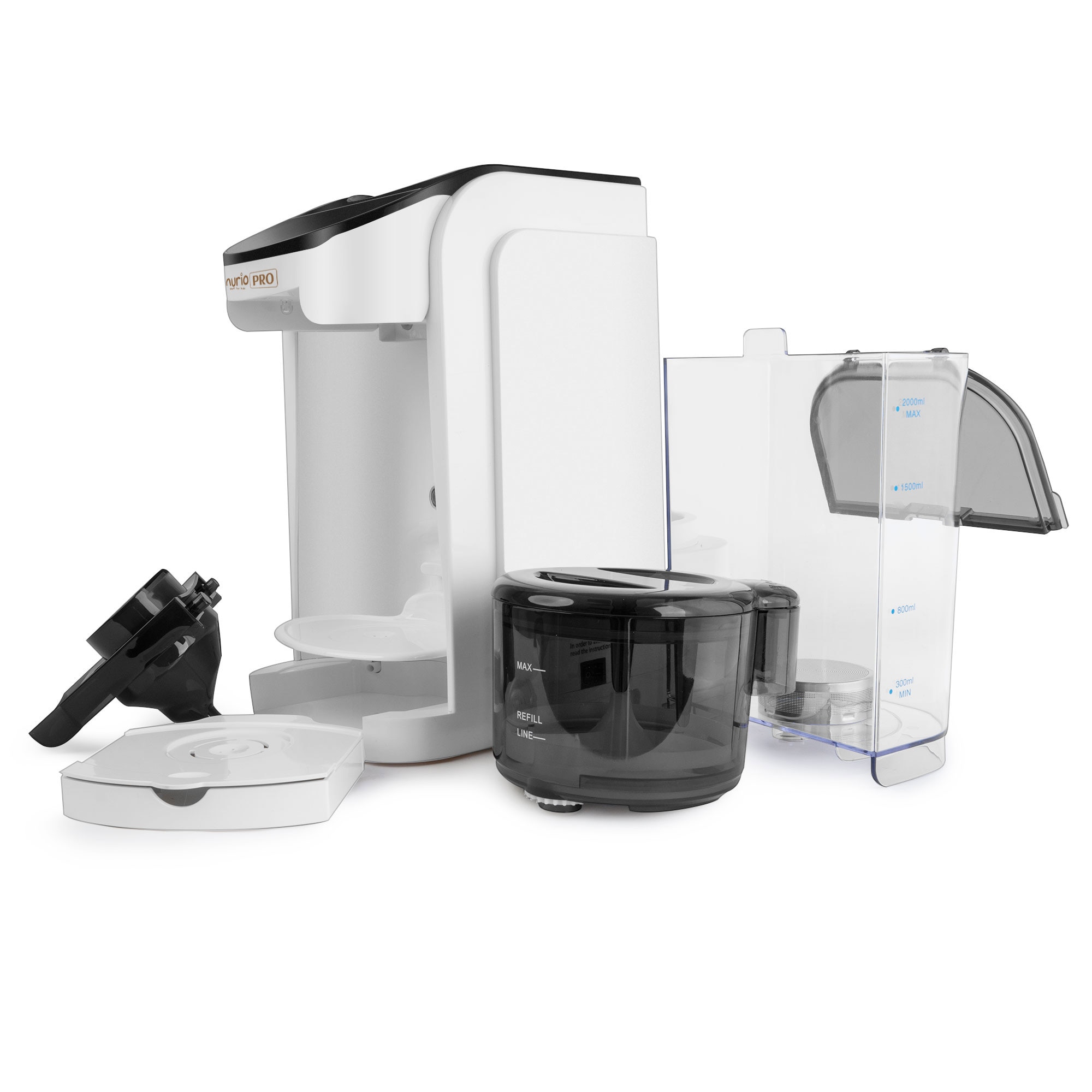 Espressor Lapte Praf Nurio PRO cu Aplicatie Mobila, Functie de Apa ...