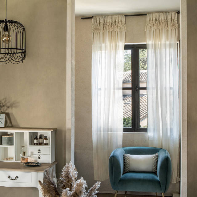 Perdea cu macrame, 140 x 260 cm - eMAG.ro