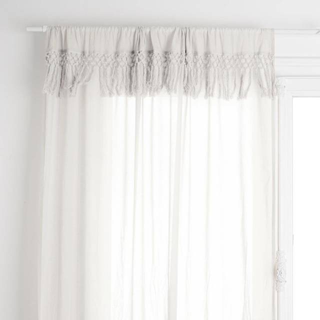 Perdea cu macrame, 140 x 260 cm - eMAG.ro