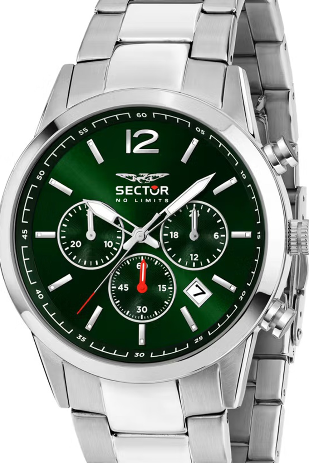 Sector, Ceas cronograf din otel inoxidabil, Argintiu - eMAG.ro