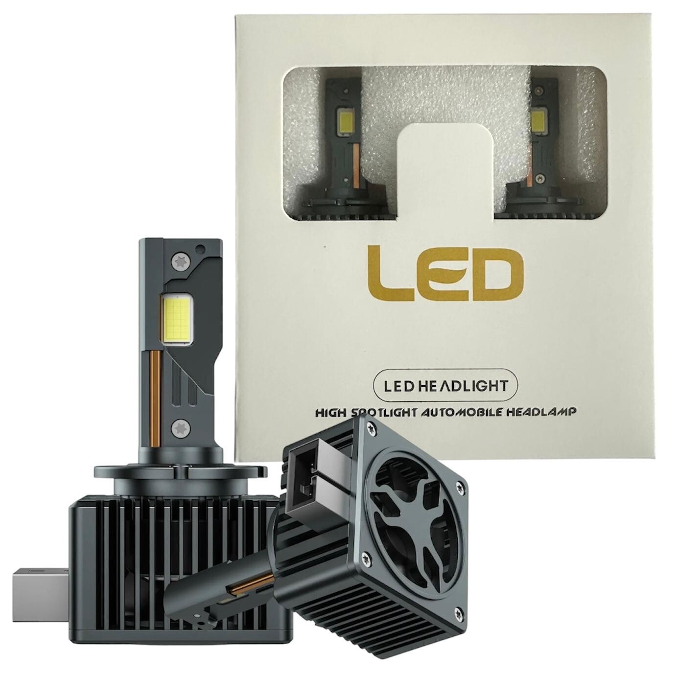Set de 2 becuri conversie HID>LED D-SERIES D1S plug and play 70w, 6000k ...