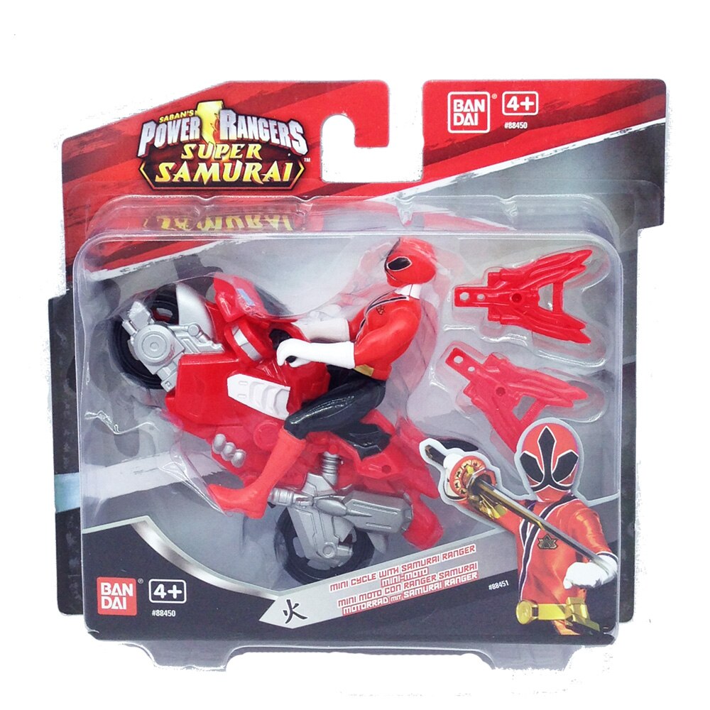 Figurina, Power Rangers, Plastic, motocicleta si accesorii, Multicolor ...