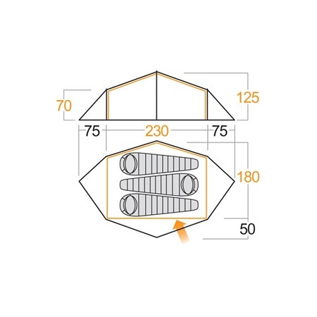 Палатка VANGO Spectre 300 - eMAG.bg