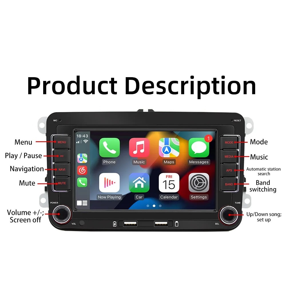 Navigatie auto, iLike, Pentru Volkswagen Golf / Polo / Jetta / Passat ...