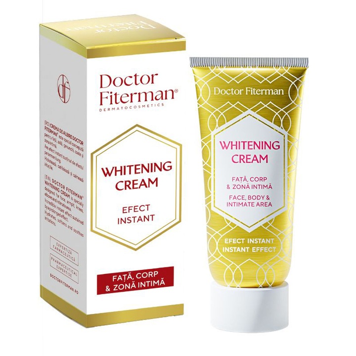 Crema de fata, corp si zona intima cu efect instant de albire, 75 ml ...