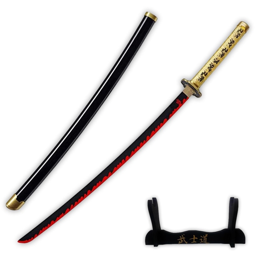Sabie Katana Tsugikuni Yoriichi- Demon Slayer, antrenament, lama bambus ...