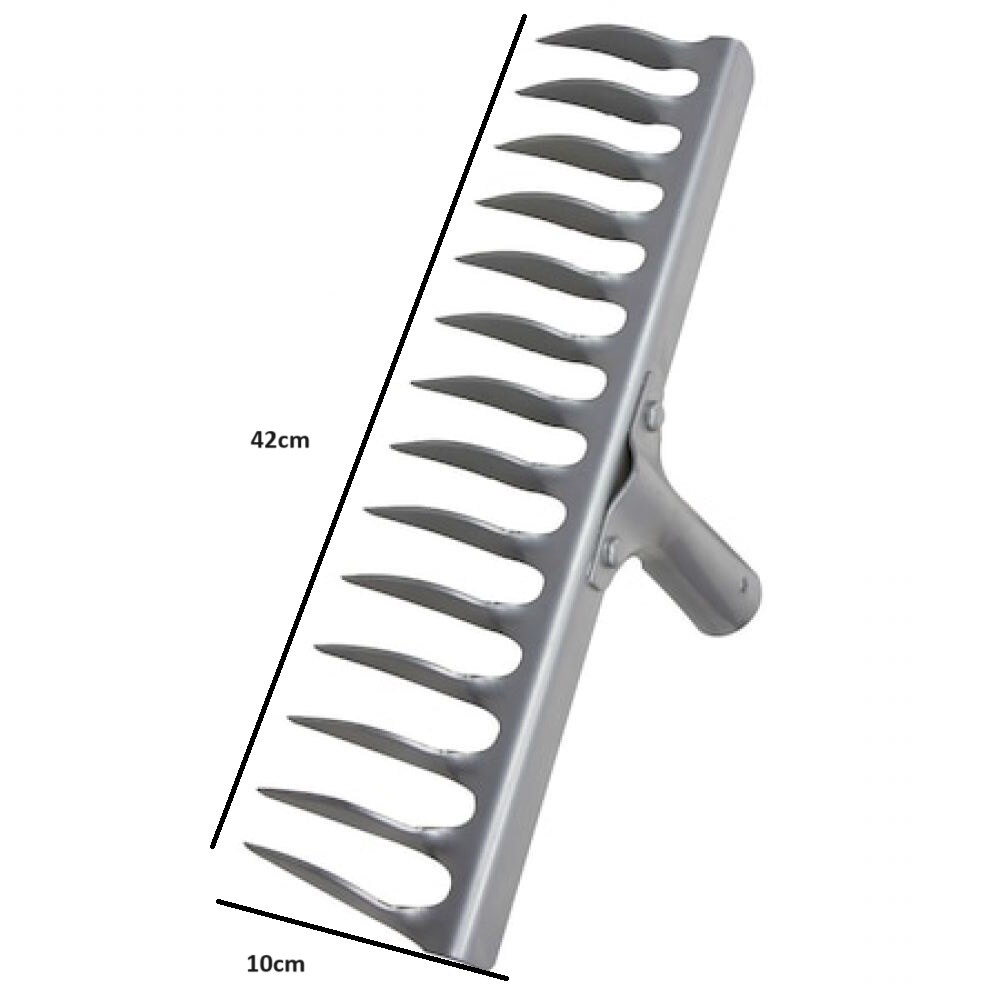 Grebla Zincata, fara coada, 16 Dinti, 420 x 100mm - eMAG.ro
