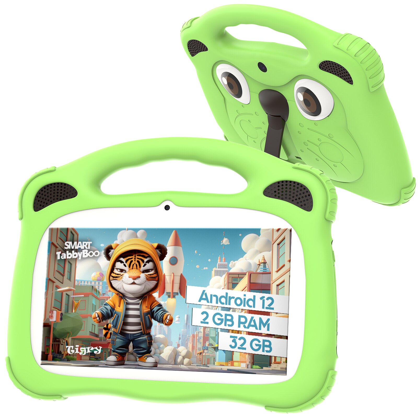 Tableta SMART TabbyBoo Tigrisor, 32GB, 2GB RAM, Android 12 cu control ...