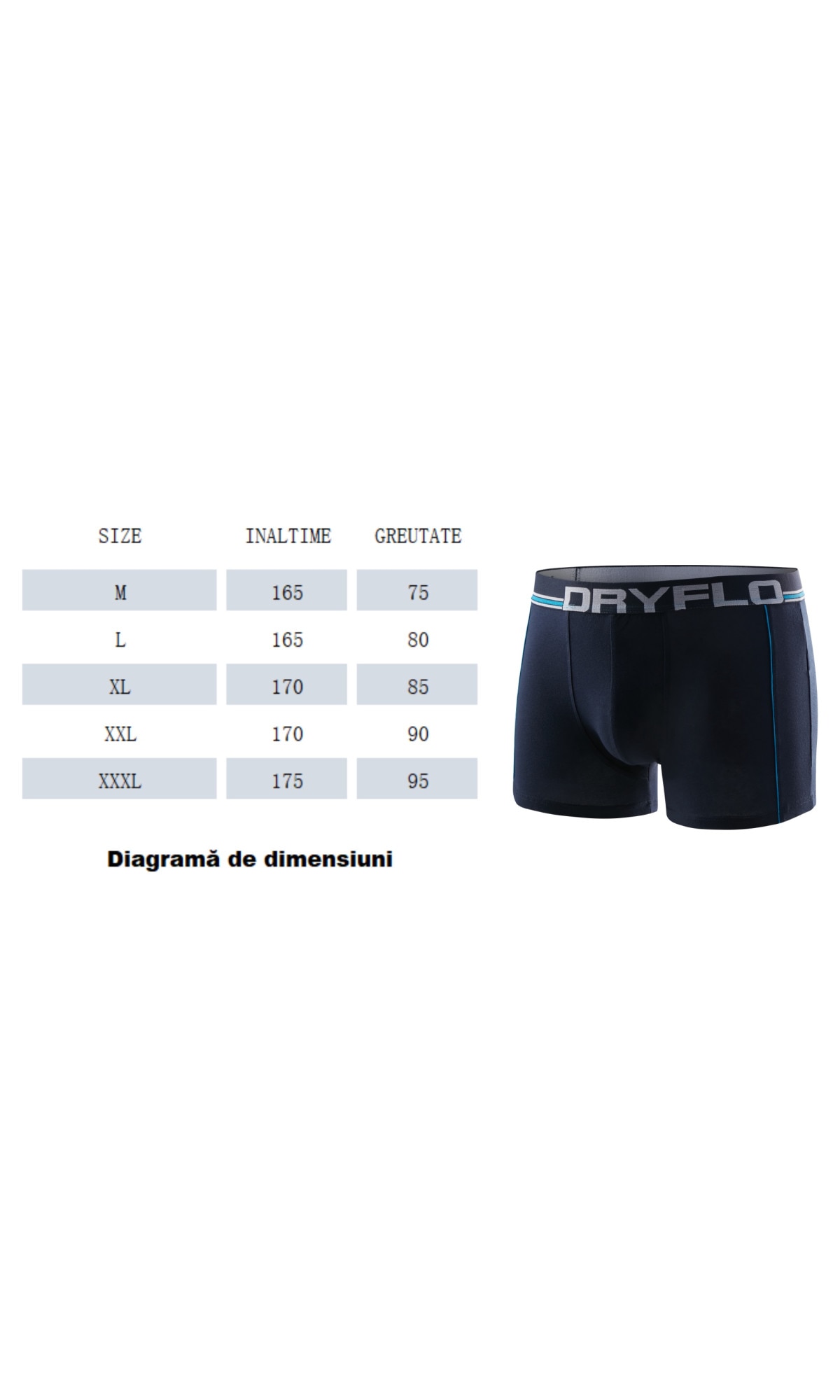 Boxeri Barbati, DRYFLO, P083, Set 2 perechi, Negru, M - eMAG.ro