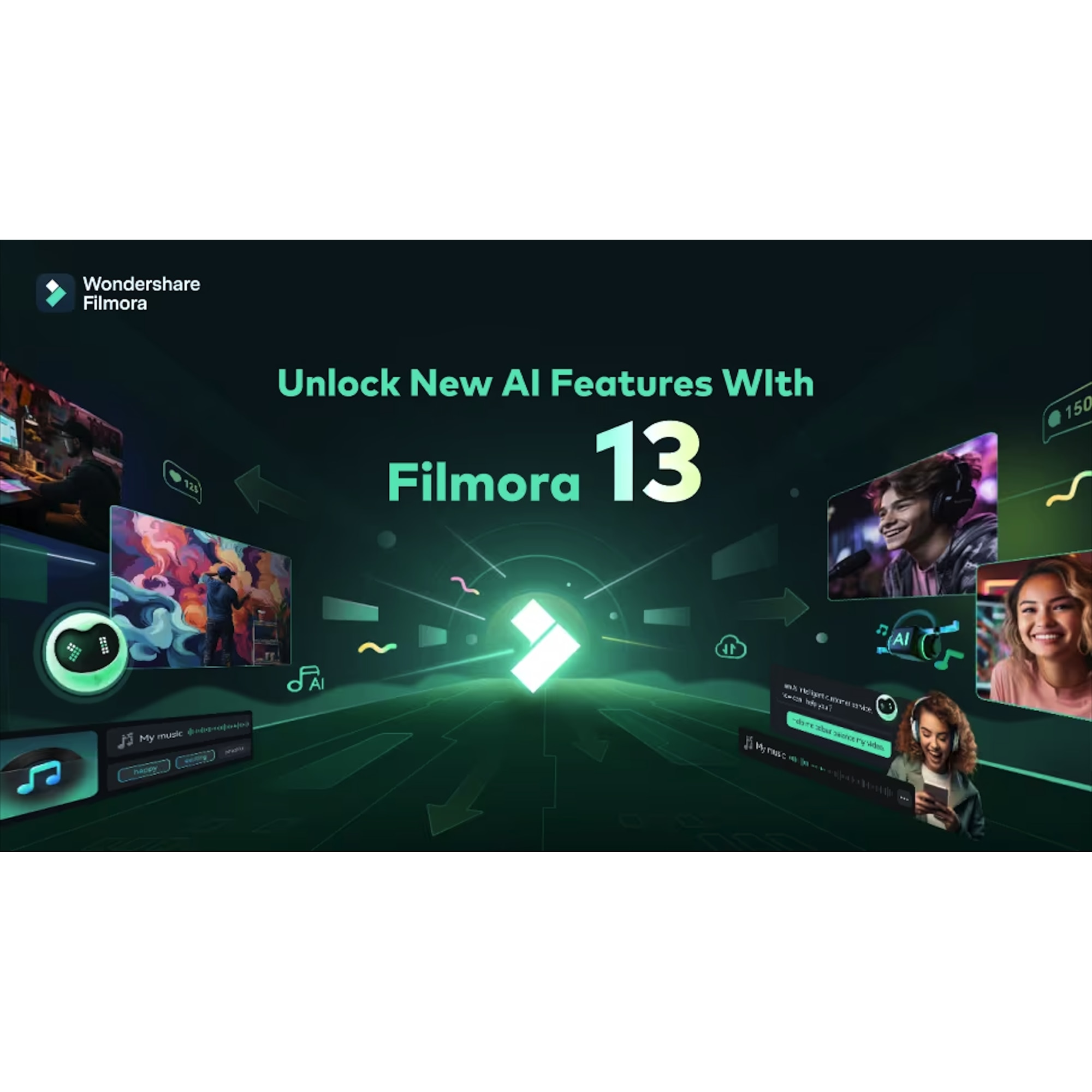 Licenta Wondershare Filmora 13, 1 User PC/Mac, Software Editare Video ...