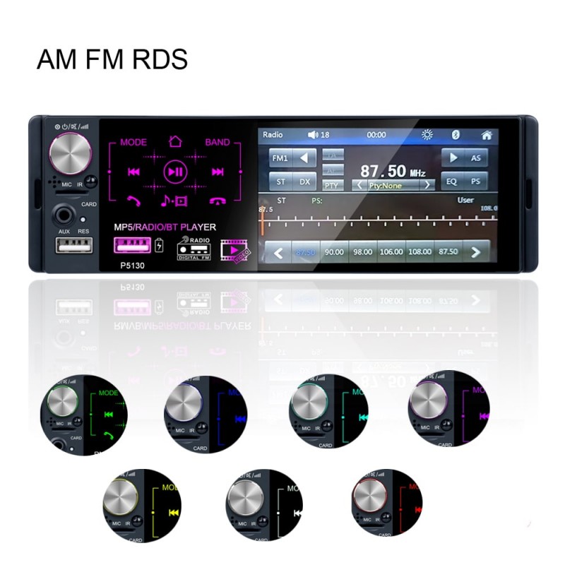 MP5 Player auto INOVA® 1DIN, display 4.1 inch, Touchscreen, Control ...