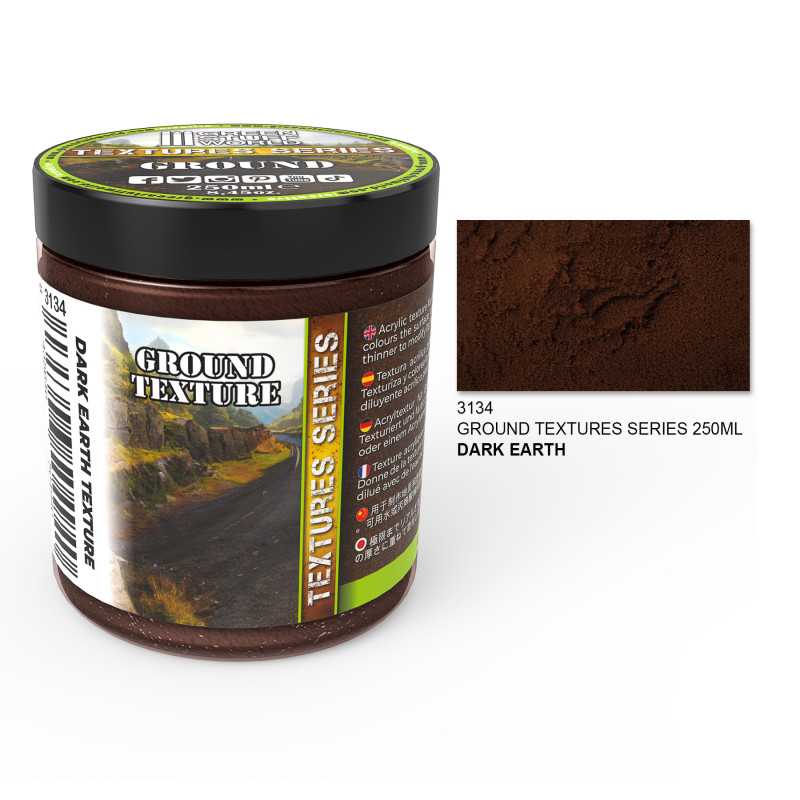 Szerkezeti festék 3134 Dark Earth Texture, Green Stuff World, 250 ml ...