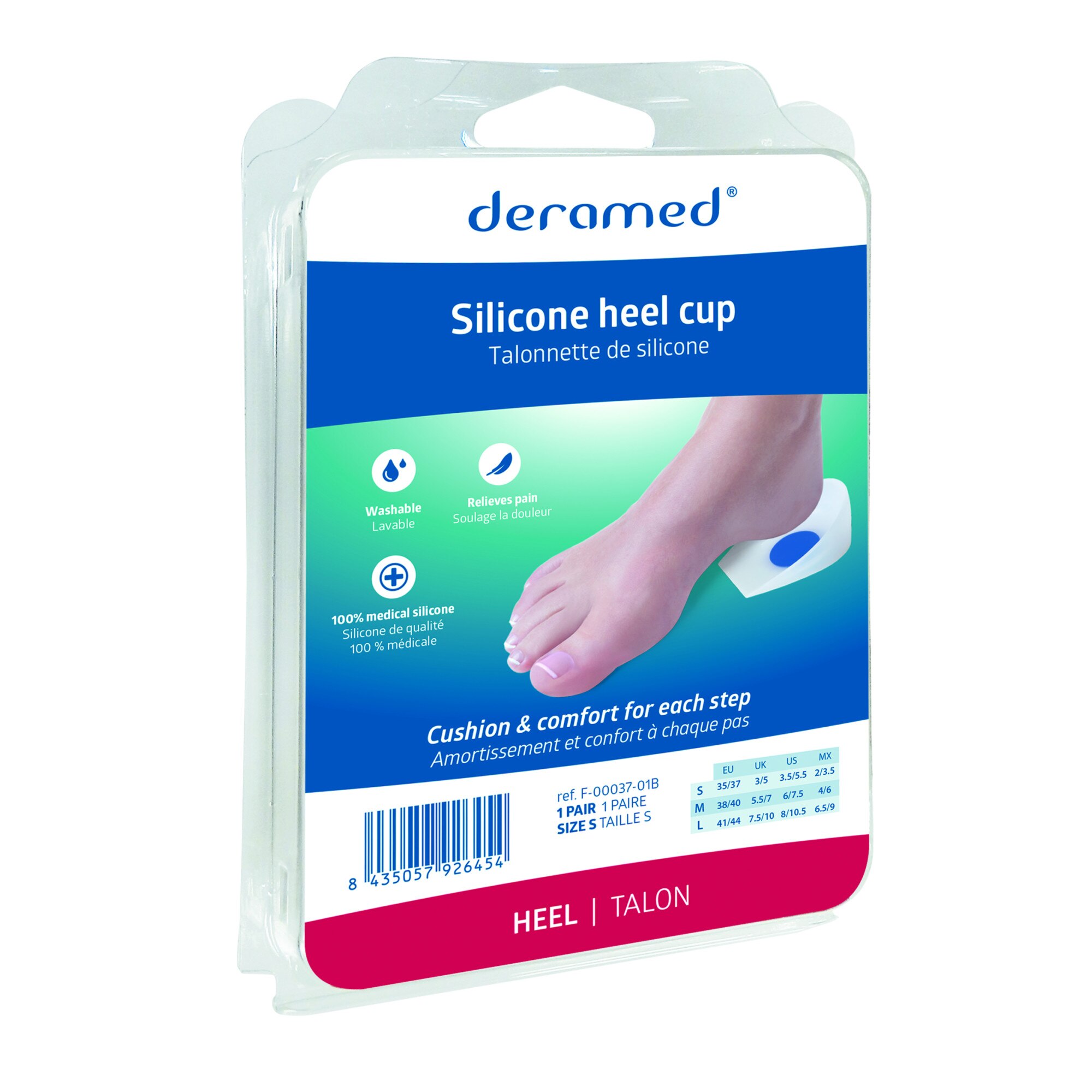 Taloneta silicon Deramed, marimea 35-37, ideal pentru picioare obosite ...