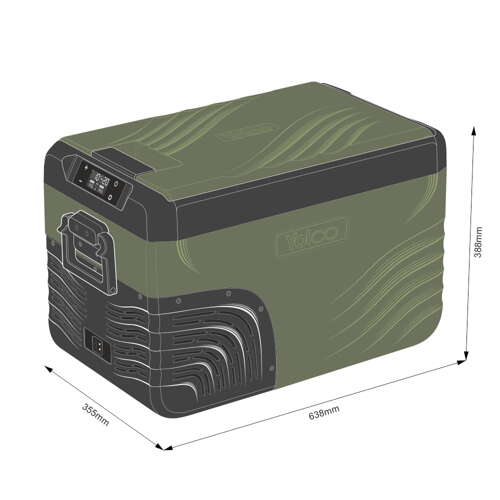 Frigider portabil auto cu compresor 34L, 12-24-240V, 60W, Bluetooth ...