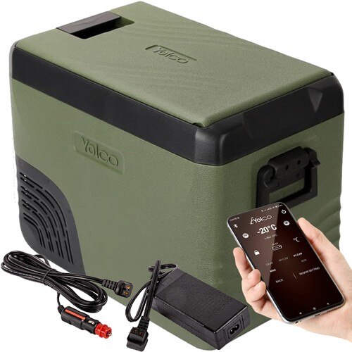 Frigider portabil auto cu compresor 34L, 12-24-240V, 60W, Bluetooth ...