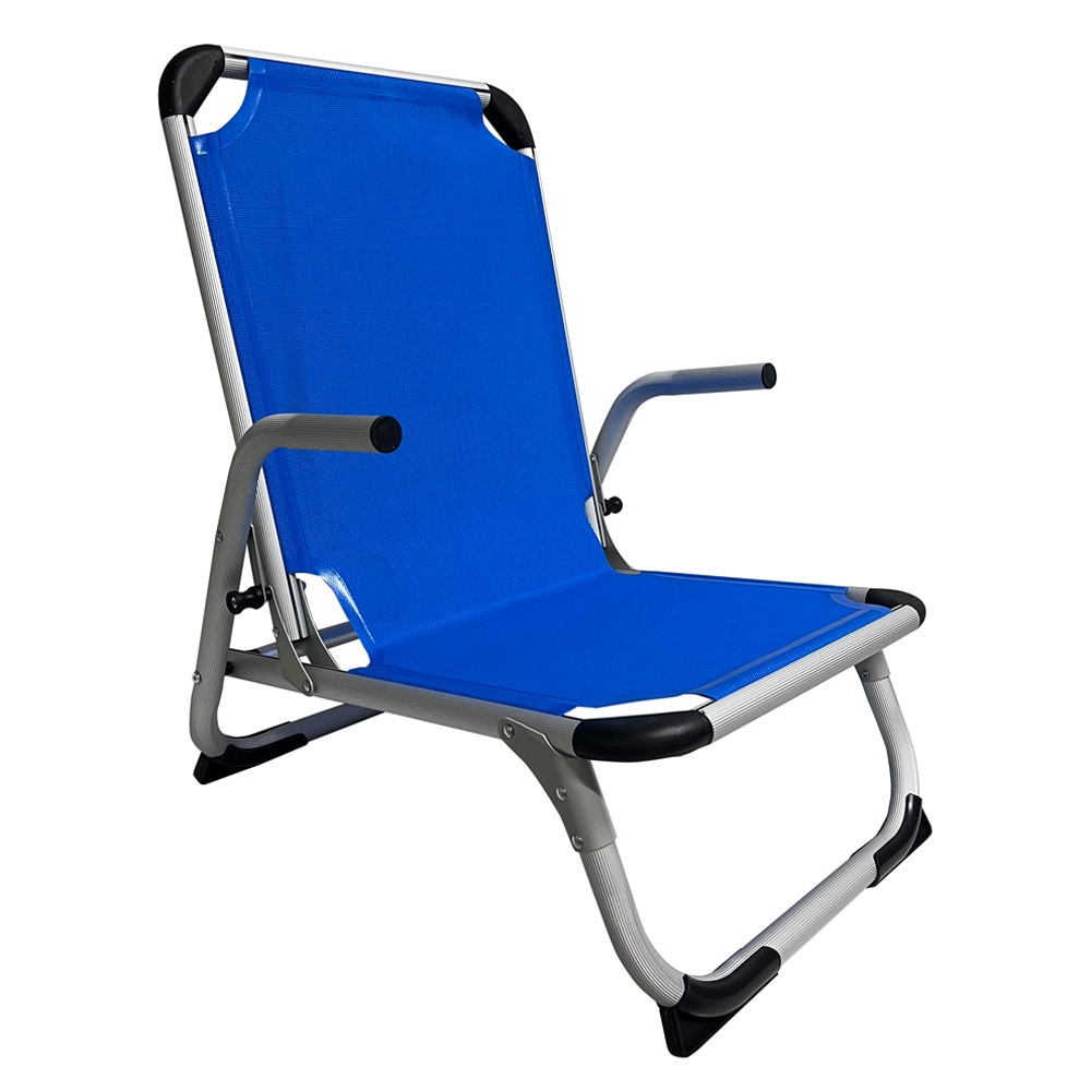 Scaun Plaja Solart, aluminiu, rabatabil, Bleumarin, uni - eMAG.ro