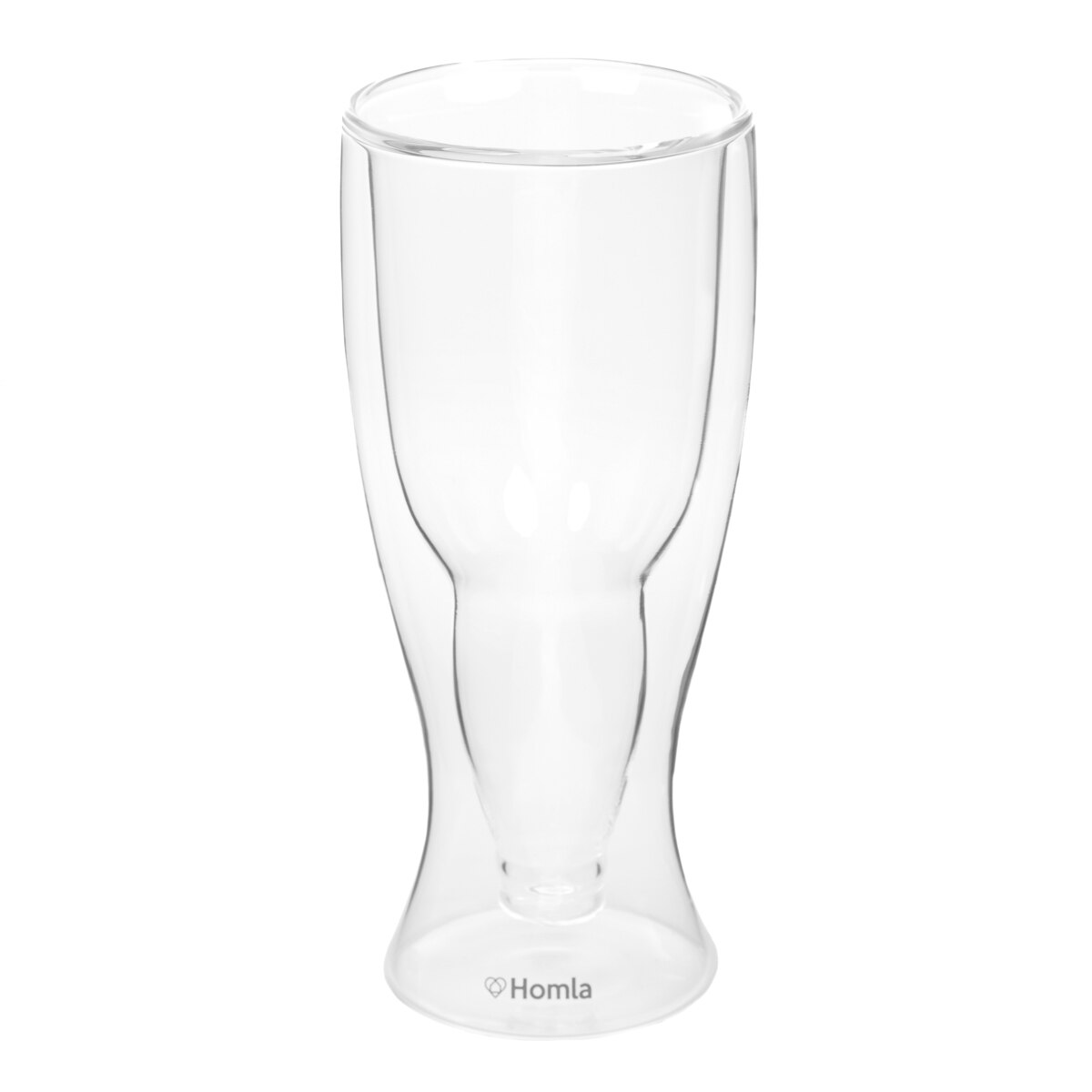 Pahar sticla ALCOLE BEER pahar cu perete dublu 0, 5 l HOMLA - eMAG.ro