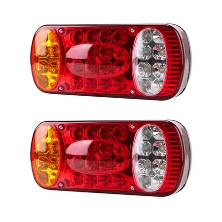 Set 2 lampi stop remorca led cu 5 functii, 12-24 V, 32 LED-uri - eMAG.ro