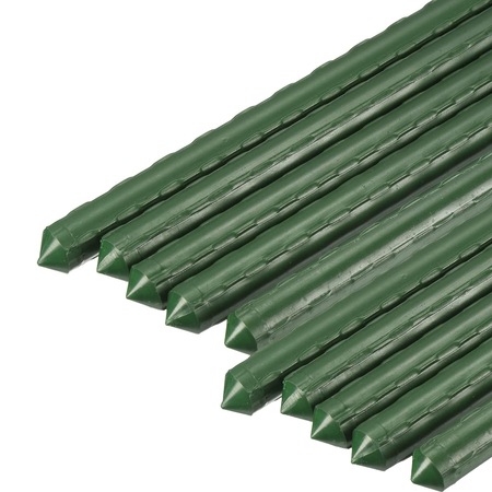 Set 10 stalpi pentru plante, John Green, Metal, Invelis plastic, 11 mm ...