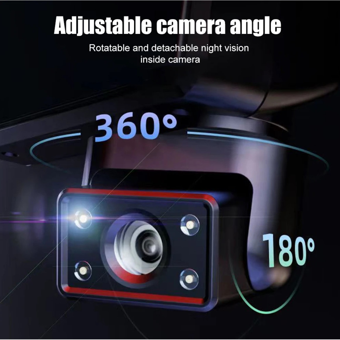 Camera Auto de Bord HD 1080P Dual Camera, Display 3 inch, Camp Vizual ...