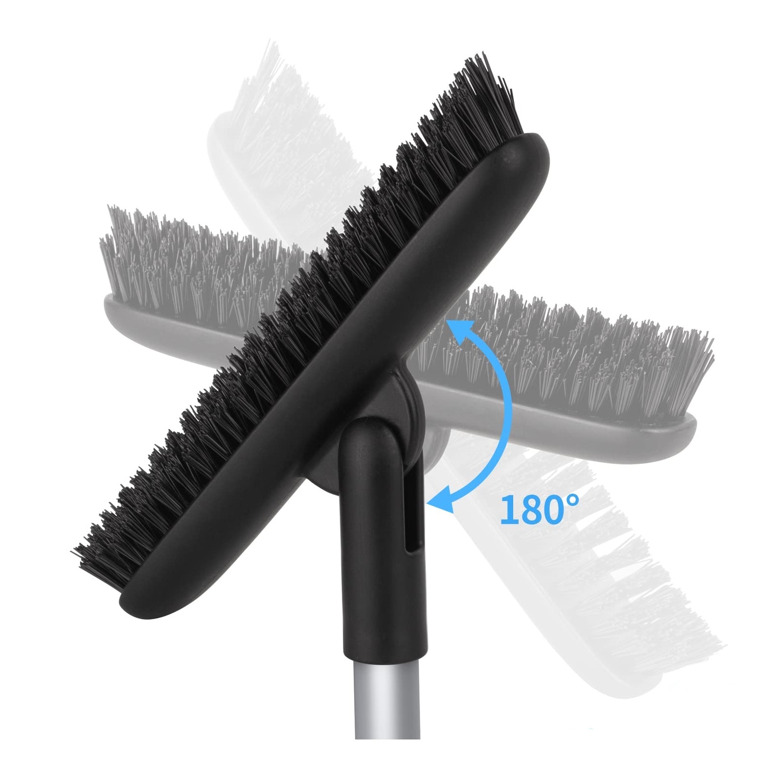 Perie de curatare pentru podele si rosturi, lungime maner 127cm, capat ...