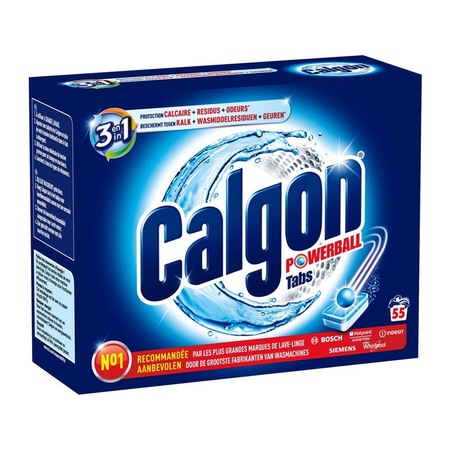 Tablete anticalcar 3in1 Calgon Powerball 55 bucati - eMAG.ro