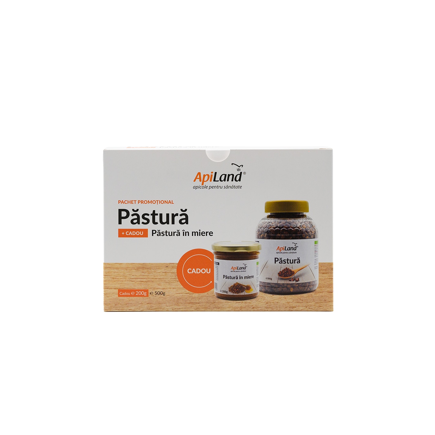 Pachet Pastura 500g + Pastura in miere 200g, Apiland - eMAG.ro