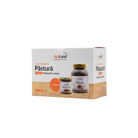 Pachet Pastura 500g + Pastura in miere 200g, Apiland - eMAG.ro