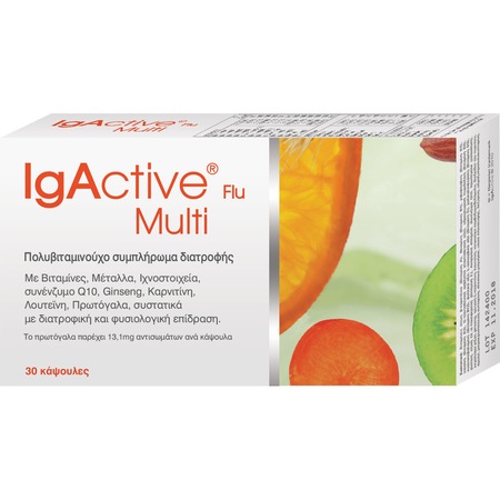 Supliment alimentar IgActive Flu Multi, set 30 tablete, pentru imunitate - eMAG.ro