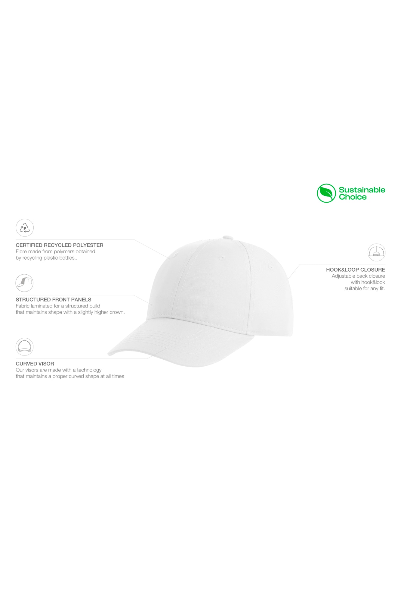 Sapca barbati, Atlantis, Alb - eMAG.ro