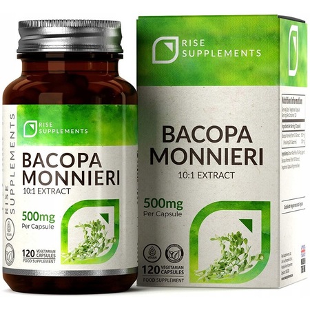 Supliment alimentar, Rise Supplements, Bacopa Monnieri, 120 capsule ...