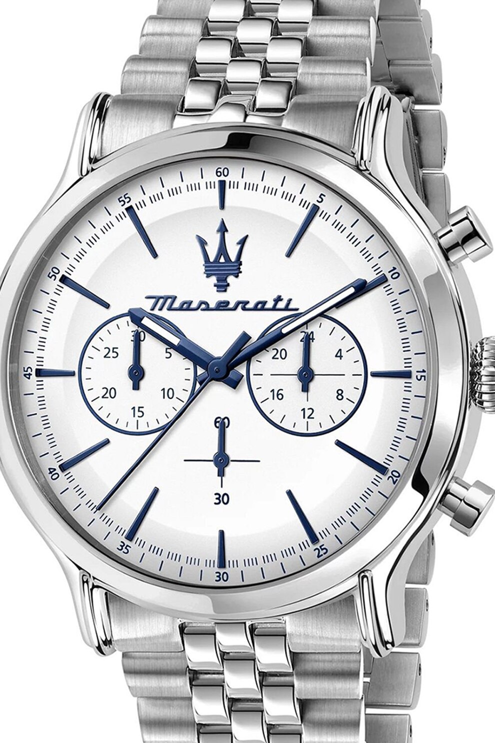 Maserati, Часовник от неръждаема стомана с хронограф, Сребрист - eMAG.bg