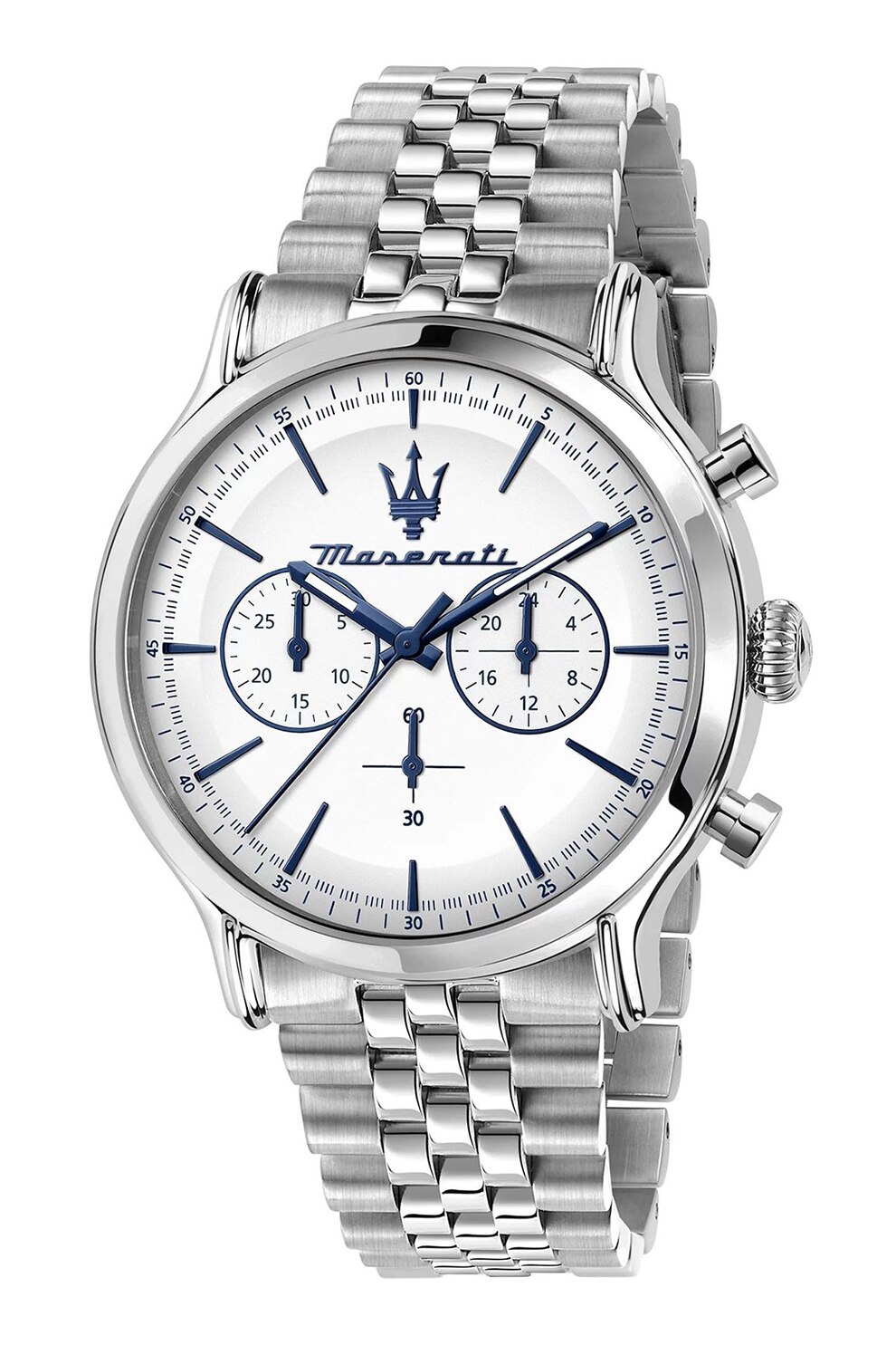 Maserati, Часовник от неръждаема стомана с хронограф, Сребрист - eMAG.bg