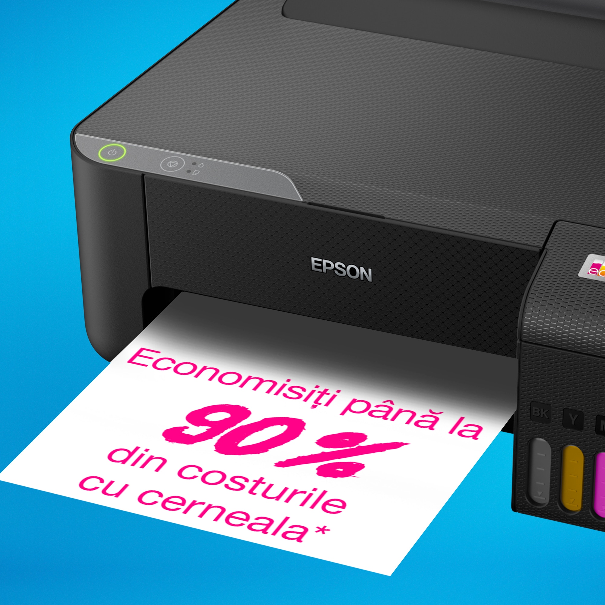 Imprimanta color CISS Epson EcoTank L1230, A4, USB, negru - eMAG.ro