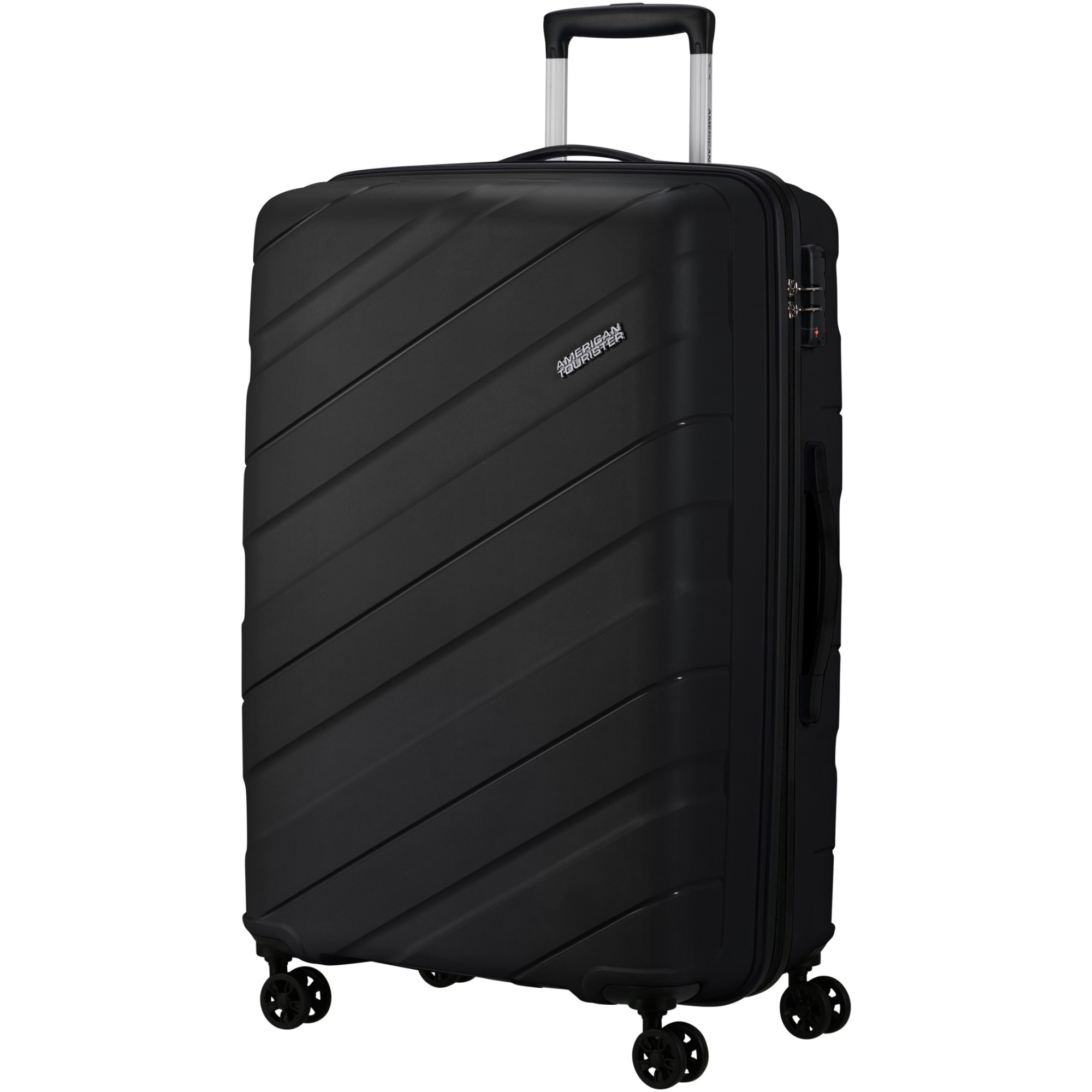 Troler American Tourister JetDriver 3.0 77 cm, spinner, TSA, PP, negru ...